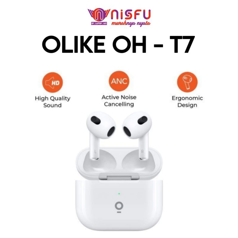 Jual OLIKE OH - T7 TRUE WIRELESS EARPHONE. | Shopee Indonesia