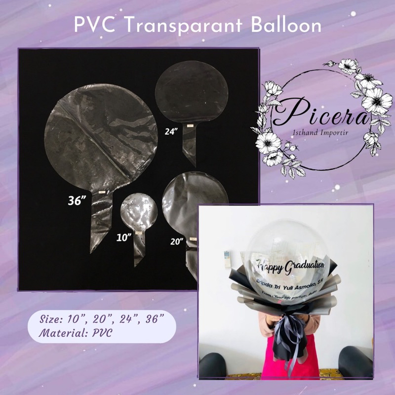 Jual PVC Transparant Bobo Balloon 10 inch / 10" | Balon Bening ...
