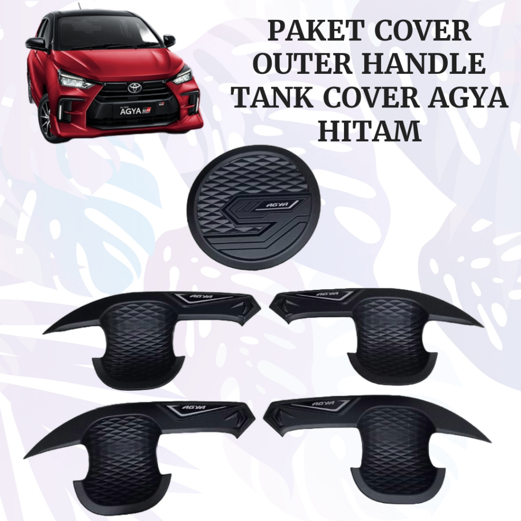 Jual Paket Lengkap Handle Outer Tank Cover Hitam Mobil Avanza Xenia Veloz Agya Ayla HRV BRV ...