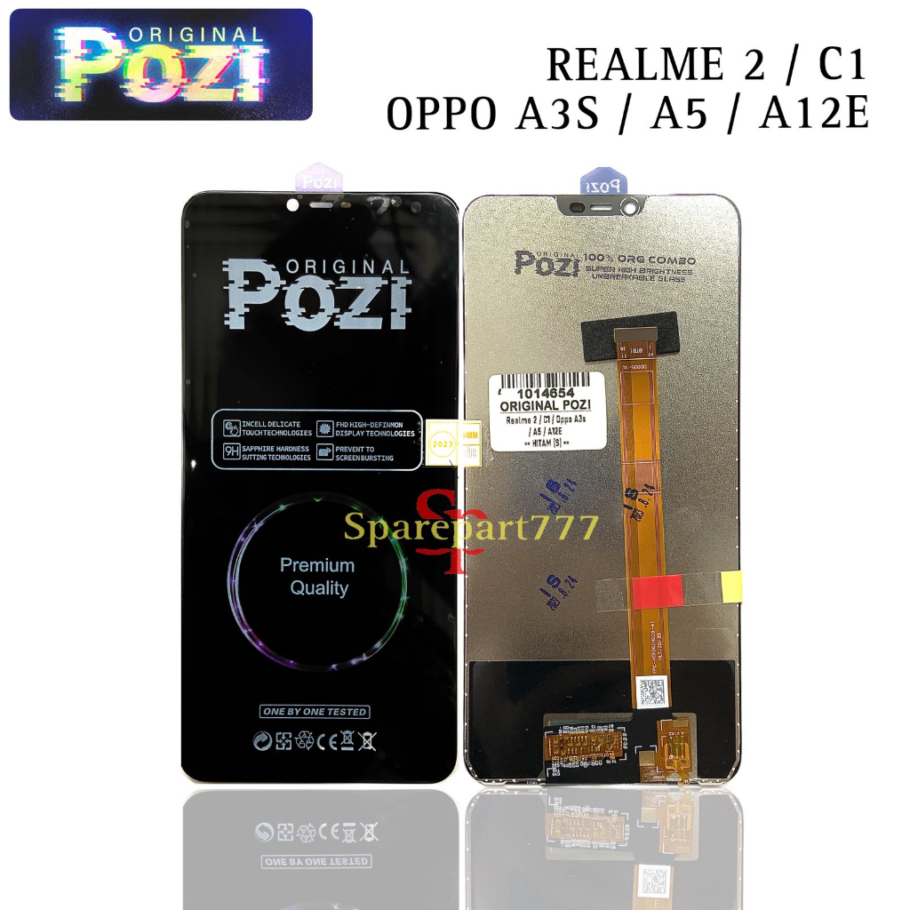 Jual ORIGINAL POZI - LCD Touchscreen Fullset Realme 2 / C1 / Oppo A3S ...