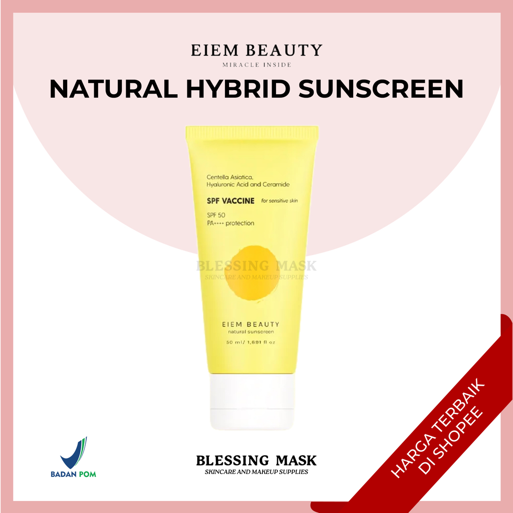 Jual EIEM Beauty Natural Hybrid Sunscreen | Sunscreen Wajah | Shopee ...