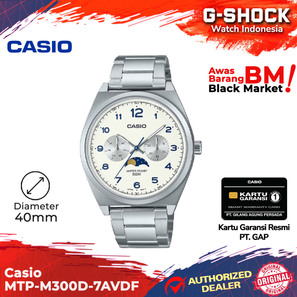 Jual Casio General MTP-M300D-7AVDF MTP-M300D MTP-M300 MTPM300D MTP ...