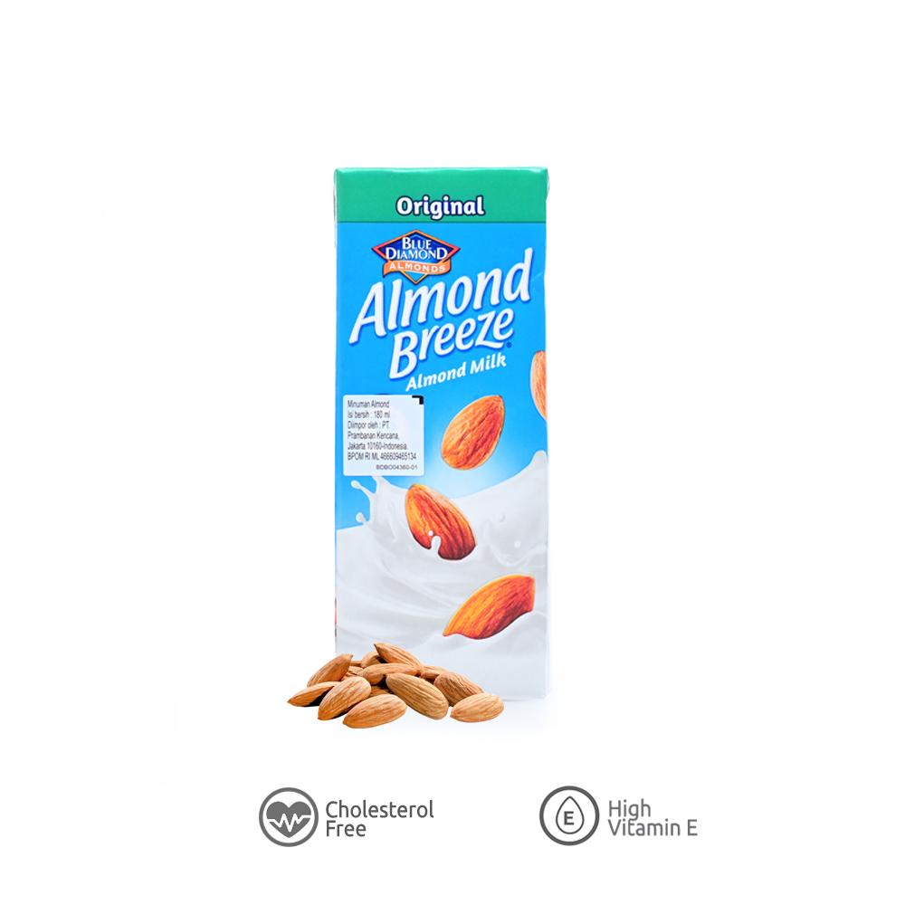 Jual Blue Diamond Almond Breeze Milk Original 180 ml (Almond Milk) | Shopee Indonesia