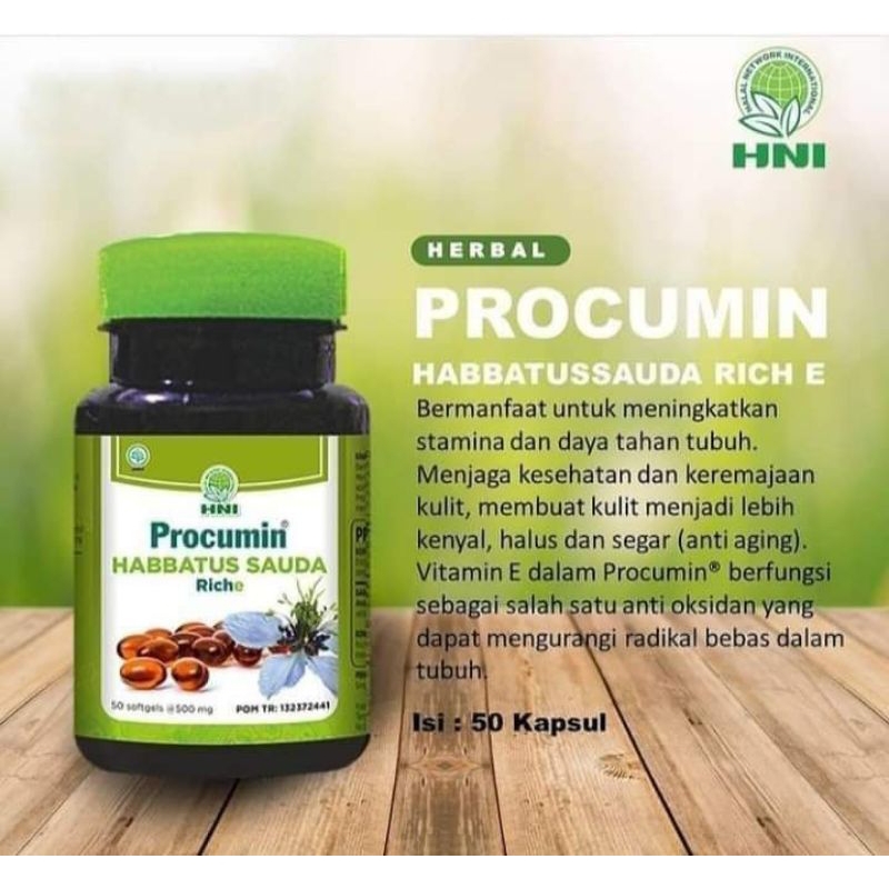 Jual Procumin Habbatussaudah HNI HPAI isi 50 softgel Suplemen untuk ...
