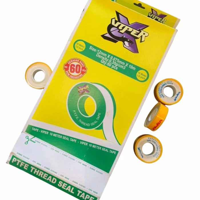 Jual Seal Tape Besar 10m 1/2" / Sealtape 10 meter 1/2in / Penutup Celah ...