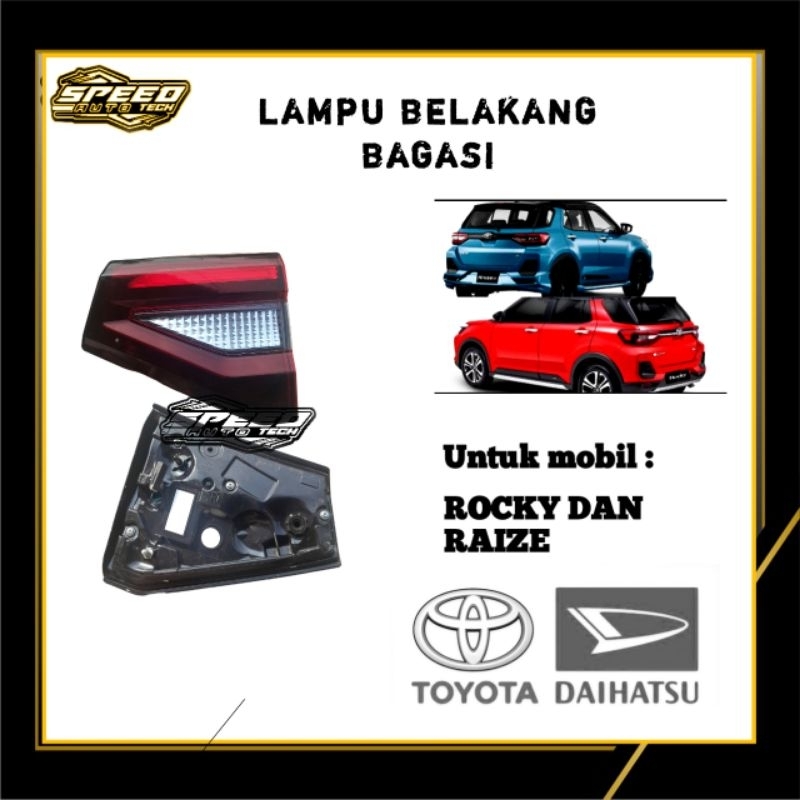 Jual Lampu Belakang Bagasi Rocky Raize original reflektor bagasi raize ...