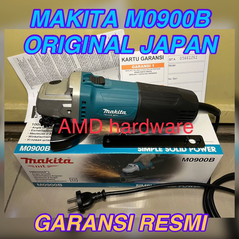 Jual ORIGINAL MAKITA M0900B MESIN GERINDA TANGAN 4" Disc Grinder Grinda ...