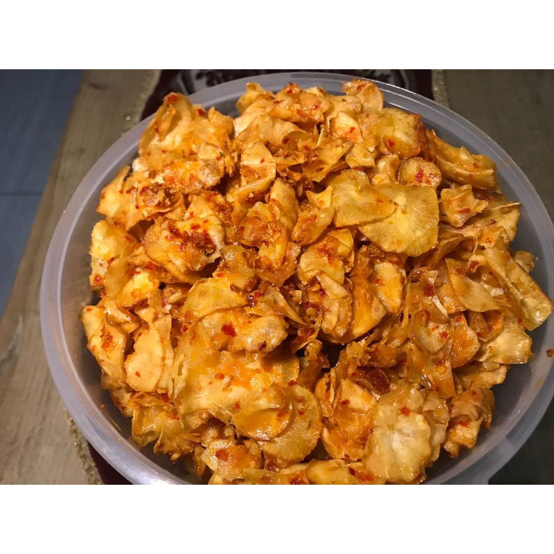 Jual KRIPIK SINGKONG PEDAS ASIN (BUKAN CABAI BUBUK) | Shopee Indonesia