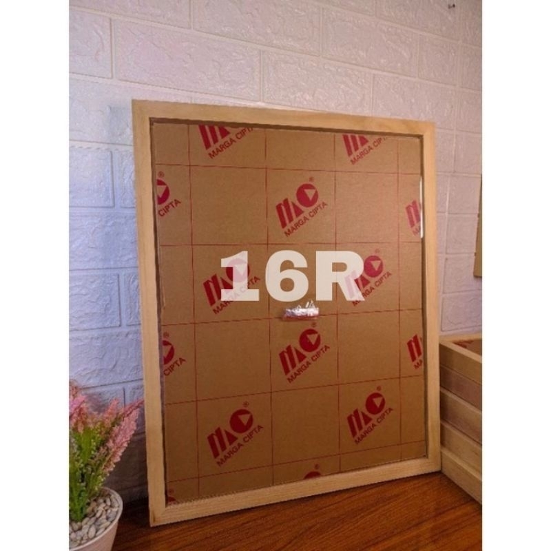 Jual Figura premium / frame foto / Bingkai Kayu 3D ukuran 16R 40x50cm ...