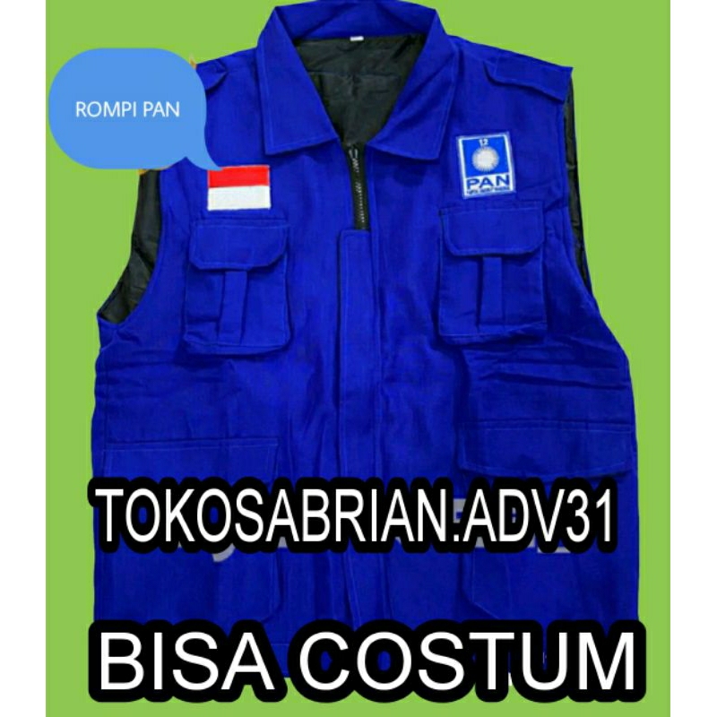 Jual Rompi PAN Seragam PAN | Shopee Indonesia
