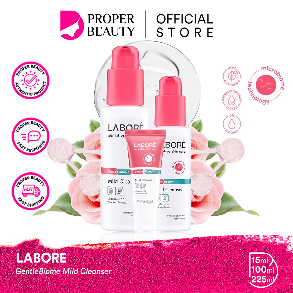 Jual LABORE GentleBiome Mild Cleanser Indonesia / Pembersih Wajah 15ml ...