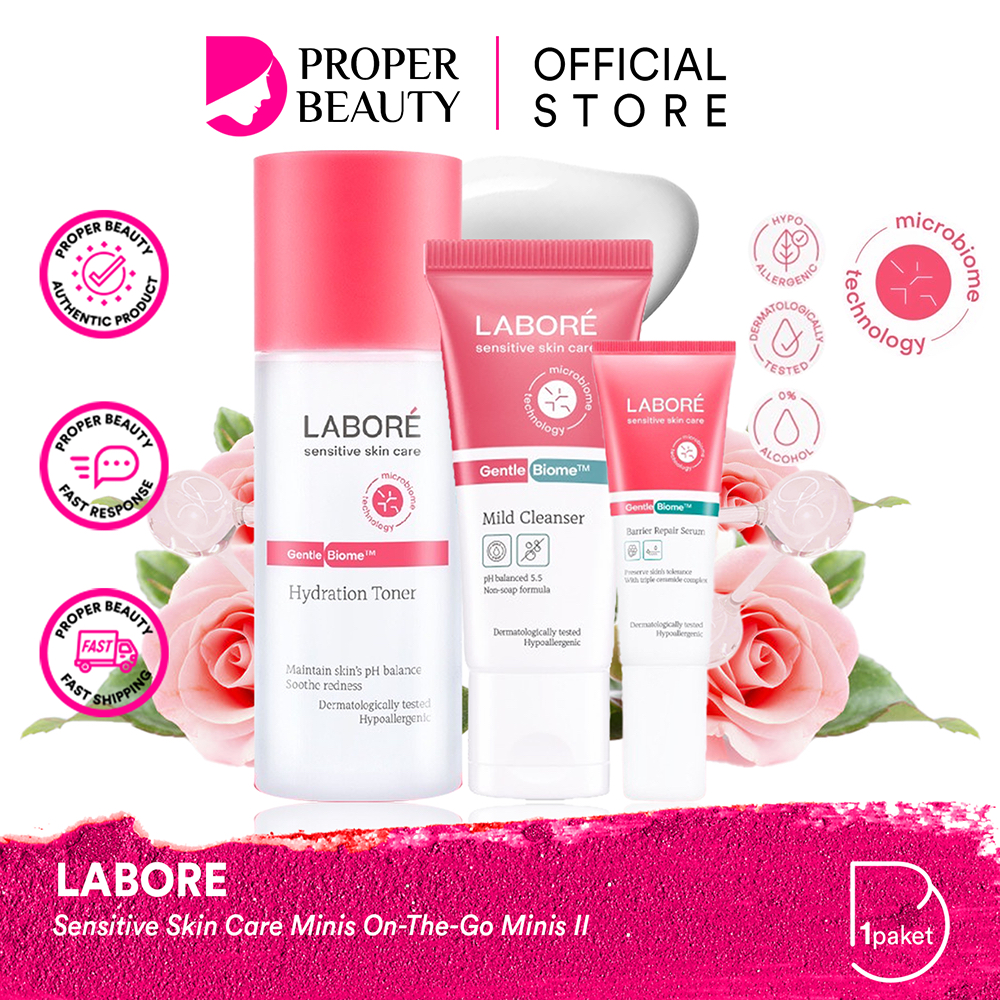 Jual LABORE Sensitive Skin Care On The Go Minis II Indonesia / Trial ...