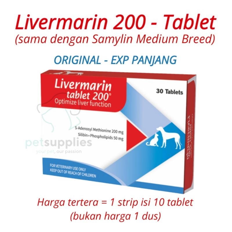 Jual Livermarin 200 Pengganti Samylin Medium Breed Harga 1 Strip Isi 10 ...