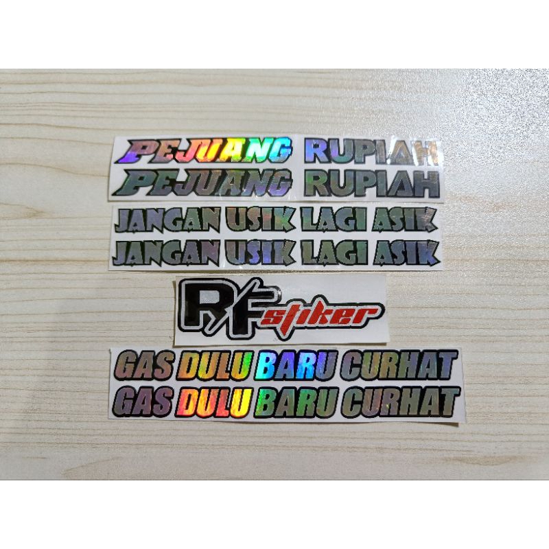 Jual Stiker sticker kata kata lucu stiker cutting | Shopee Indonesia