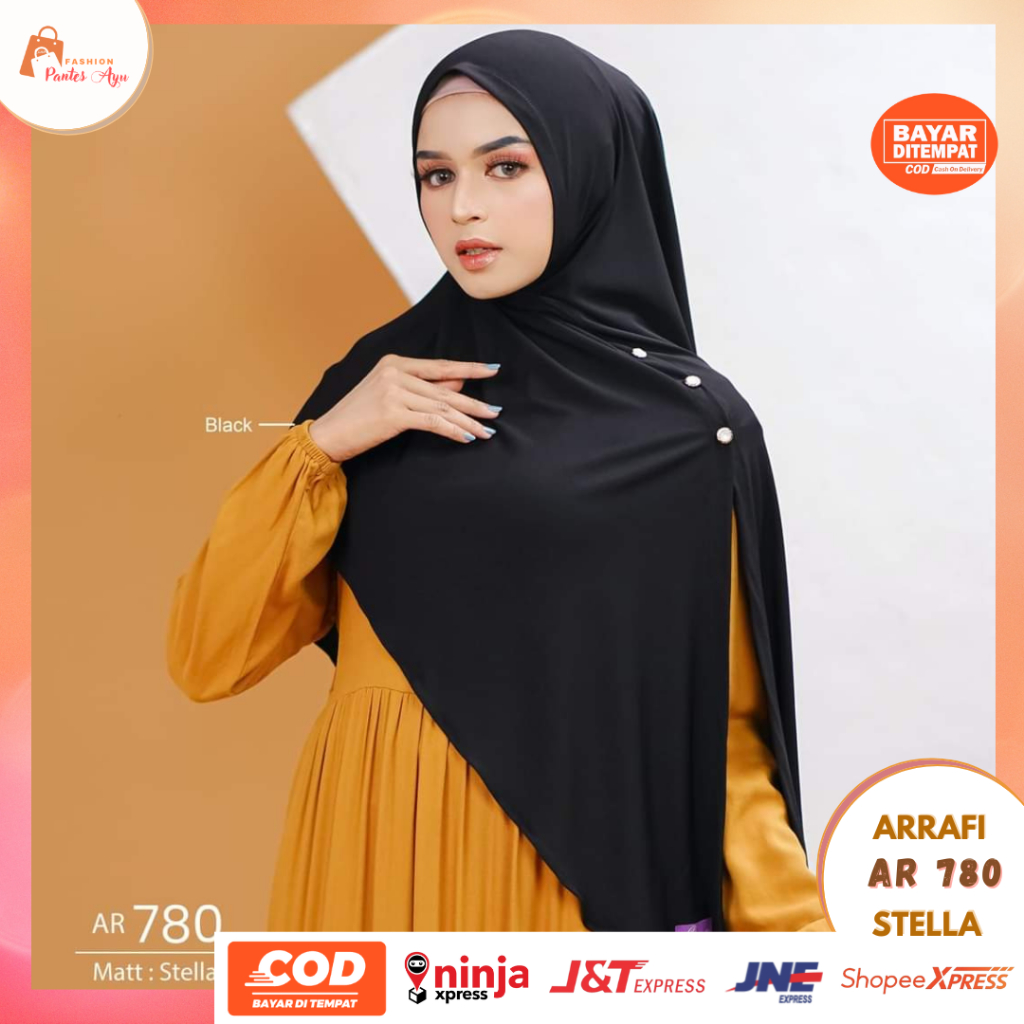 Jual Hijab arrafi || AR 780 Bergo Non Pet Hijab Non Pet Terbaru Arrafi ...