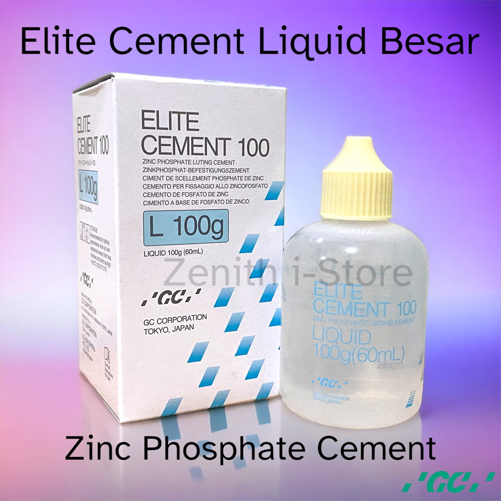 Jual Elite Cement Liquid Besar GC Zinc Phospate 100gr | Shopee Indonesia