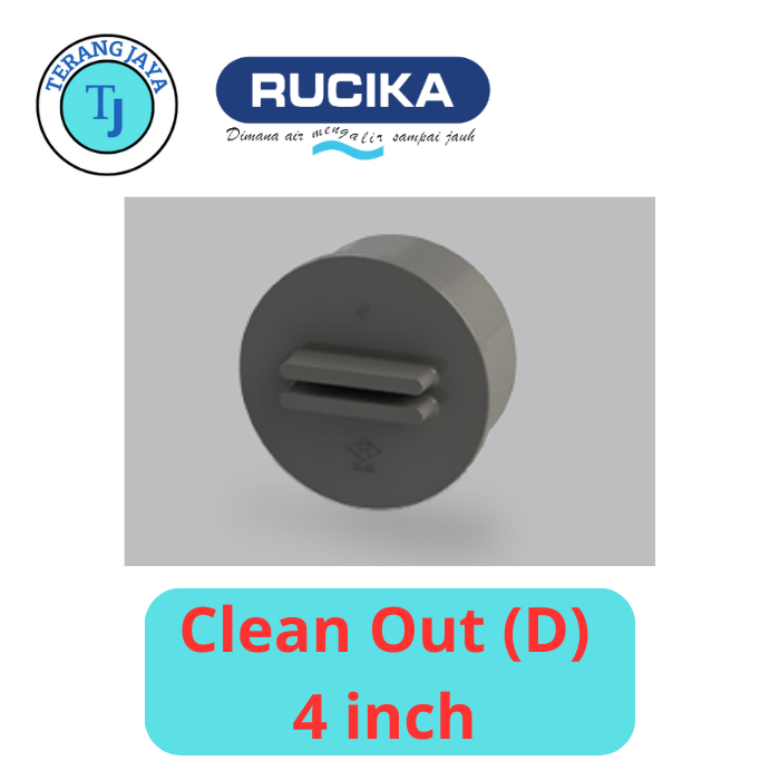 Jual CLEAN OUT (D) 4 INCH RUCIKA - DOP DRAT TUTUP SEPTIC TANK PIPA PVC ...