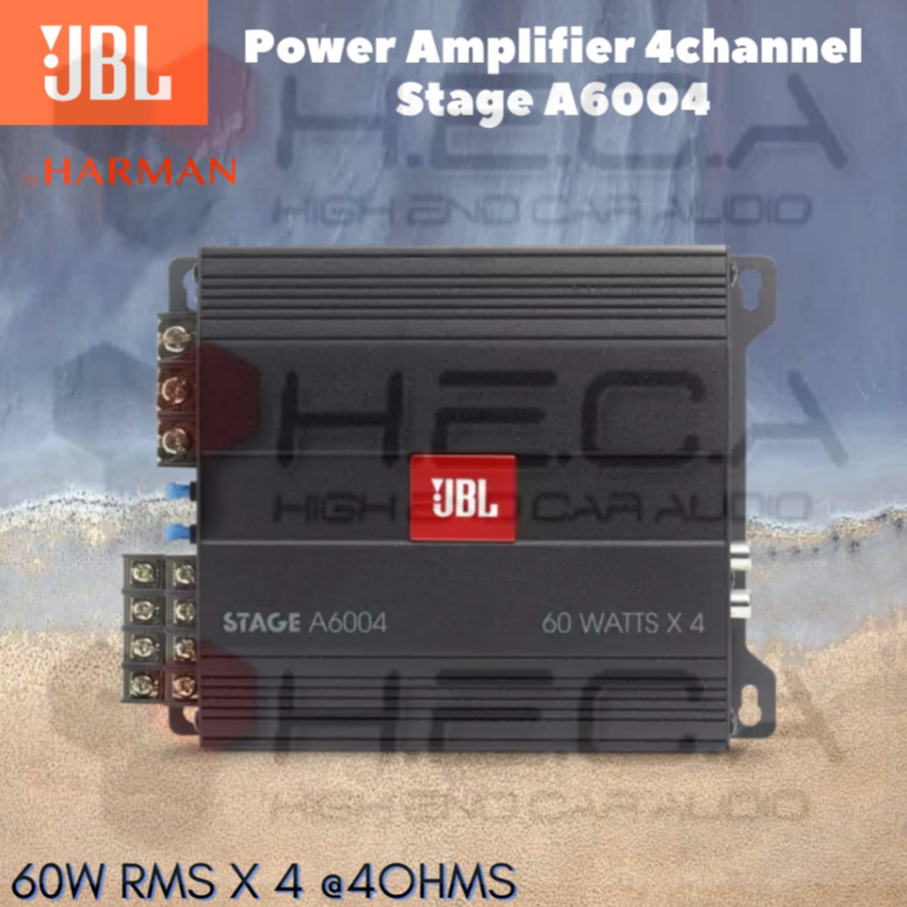 Jual JBL Stage A6004 Power Amplifier 4Ch Class D 4 channel Audio Mobil ...