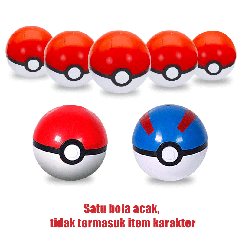 Jual ORIGINAL Pokemon balls / Mainan pokemon pokeball /Pokemon Action ...