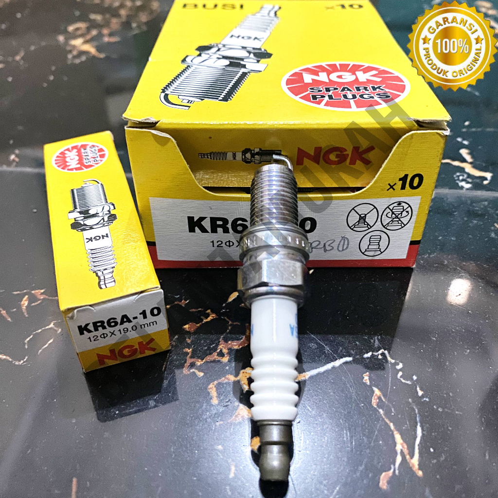 Jual Busi NGK KR6A-10 Ertiga, All New Avanza Xenia, Rush, Terios, Accord, Karimun, Spin, Splash ...