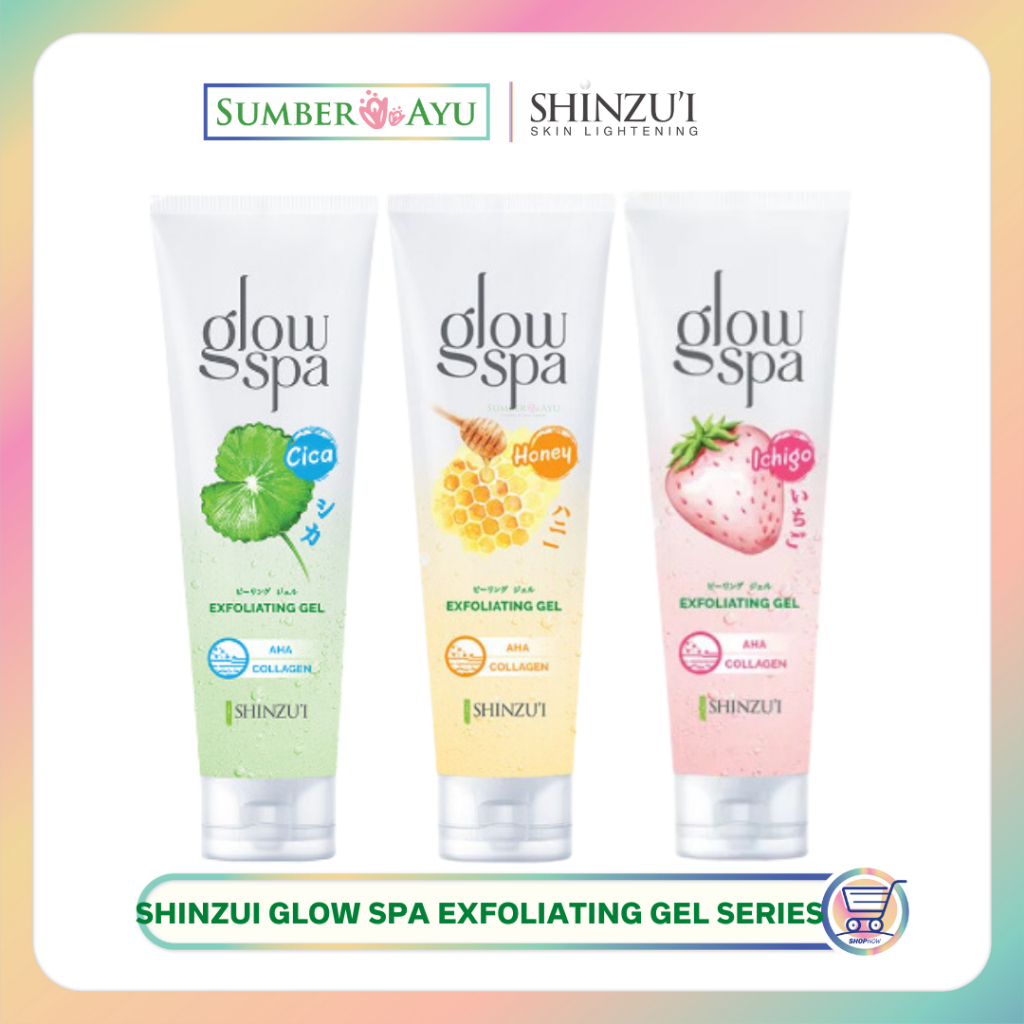 Jual SHINZUI GLOW SPA EXFOLIATING GEL SERIES | Shopee Indonesia