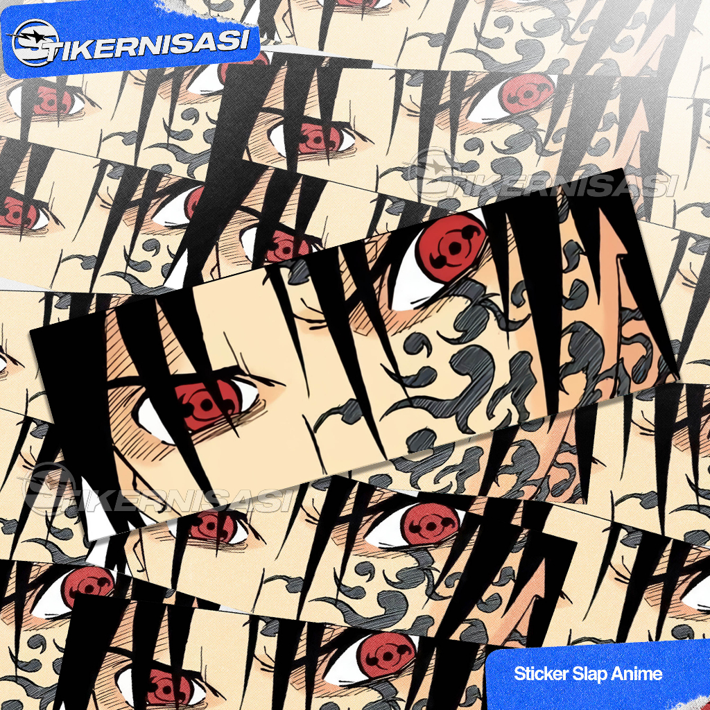 Jual Stiker Slap Anime Sasuke Sharingan | Shopee Indonesia