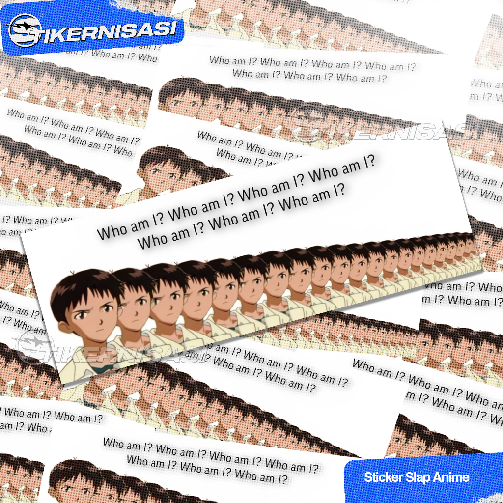 Jual Stiker Slap Anime Shinji Evangelion | Shopee Indonesia