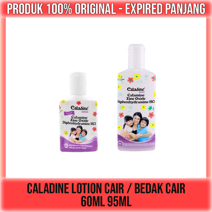 Jual ORIGINAL Caladine Lotion Cair Anti Alergi / Bedak Cair 60ml 95ml ...
