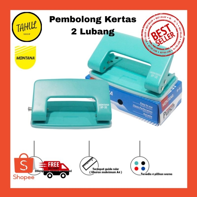 Jual Punch / Pembolong Kertas MONTANA (HP-30)Punch / Pembolong Kertas ...