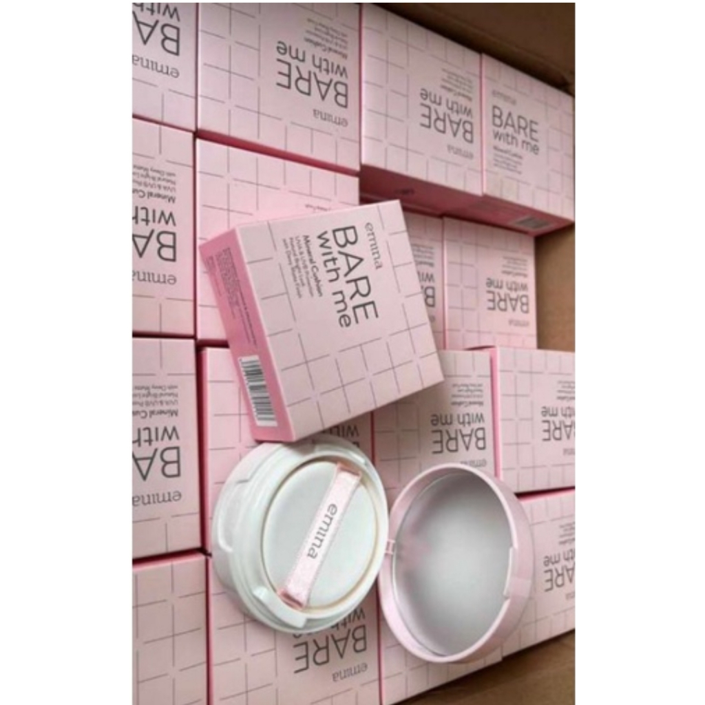 Jual Bedak Basah Emina Bare With Me Mineral Cushion 15g | Shopee Indonesia