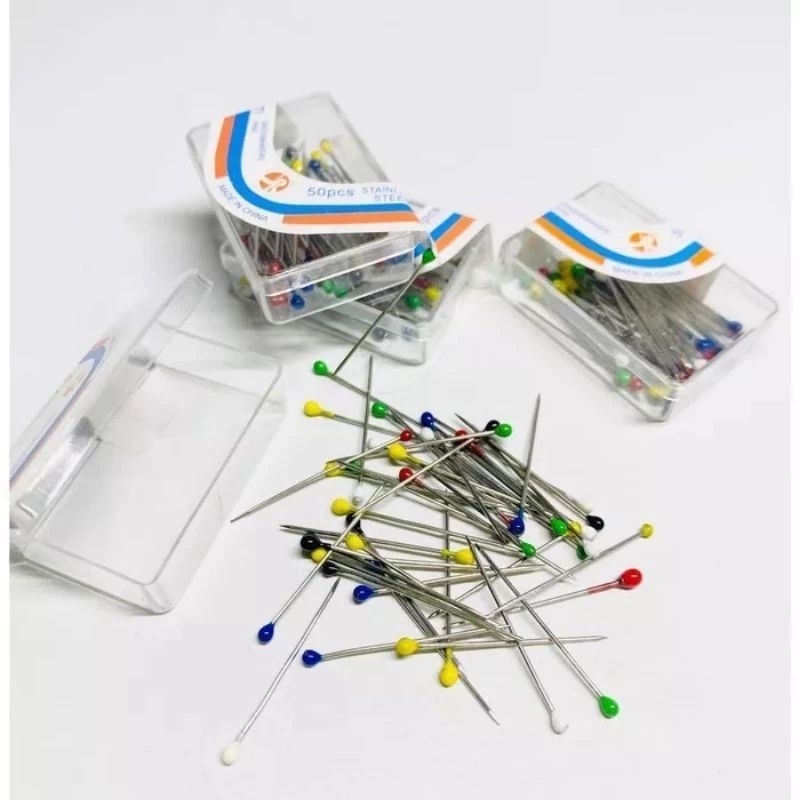 Jual [ JARUM PENTUL MINI ] Jarum Pentul Pin Hijab Dressmakers Pins ...