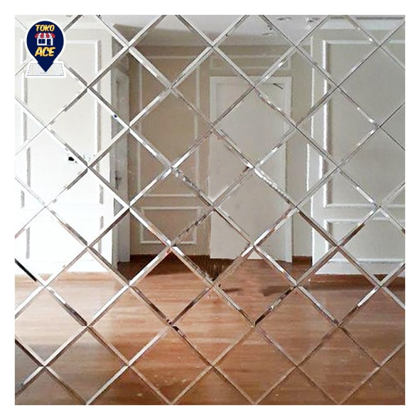 Jual Ready Stock Cermin Kaca Dinding Bevel/Kaca Bevel/Cermin Bevel ...