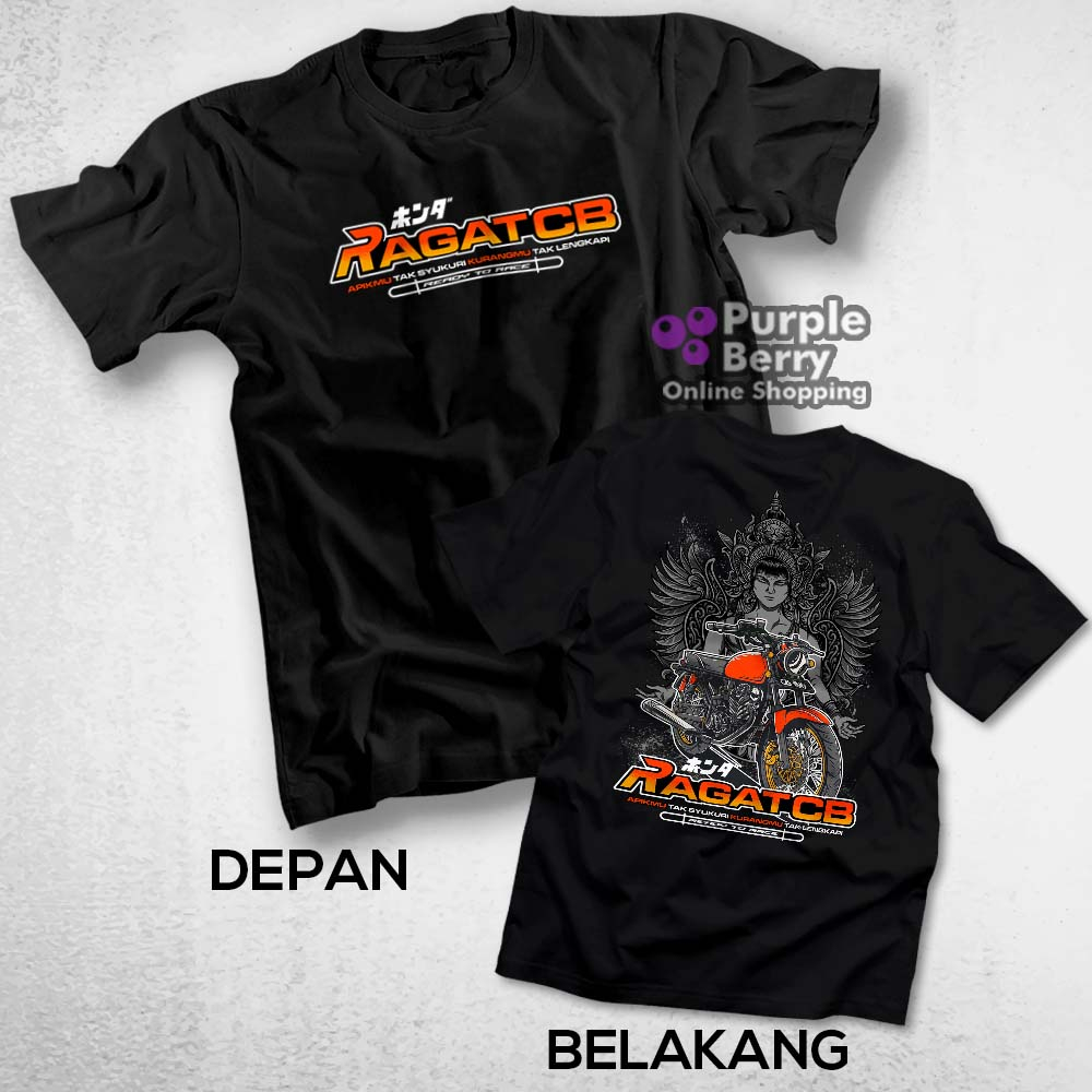 Jual Kaos Racing Honda Ragat CB Ready To Race - Baju Distro Motor Herex Honda Gank Cotton Combed ...