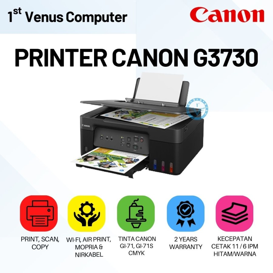 Jual Printer Canon PIXMA G3730 G-3730 Wifi/Print Scan Copy/PRI29-CAN ...