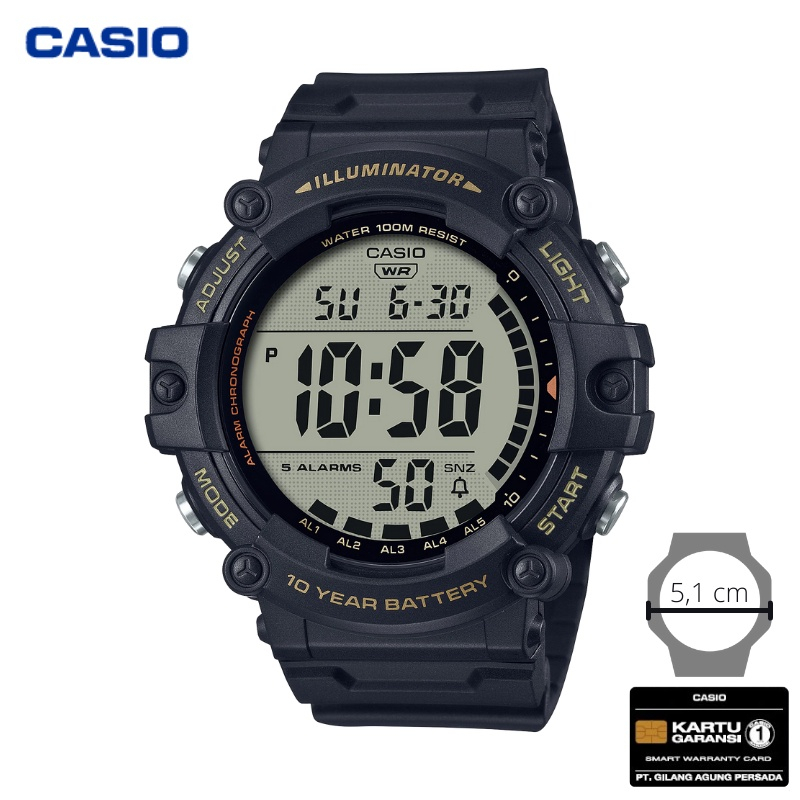 Jual JAM TANGAN PRIA CASIO AE-1500WHX-1A ORIGINAL - AE1500WHX HITAM ...