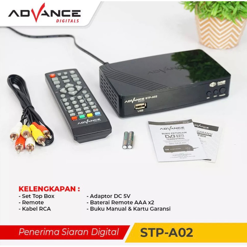 Jual Advance Set To Box Stp A02 Penerima Siaran Tv Digital Receiver ...