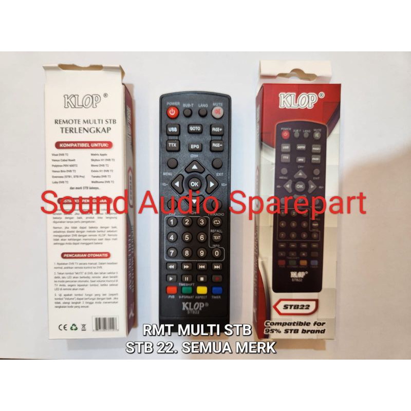 Jual REMOT STB MULTI UNIVERSAL SEMUA MERK | Shopee Indonesia