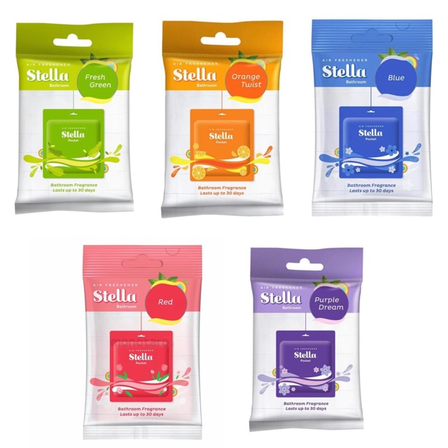 Jual STELLA FRESH POCKET 10gr BATHROOM FRAGNANCE PENGHARUM RUANGAN ...