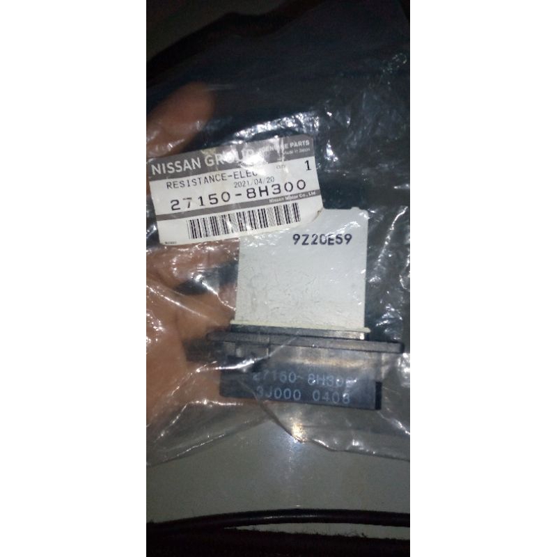 Jual resistor ac xtrail t30/ xtrail lama kode part 27150-8H300 | Shopee ...