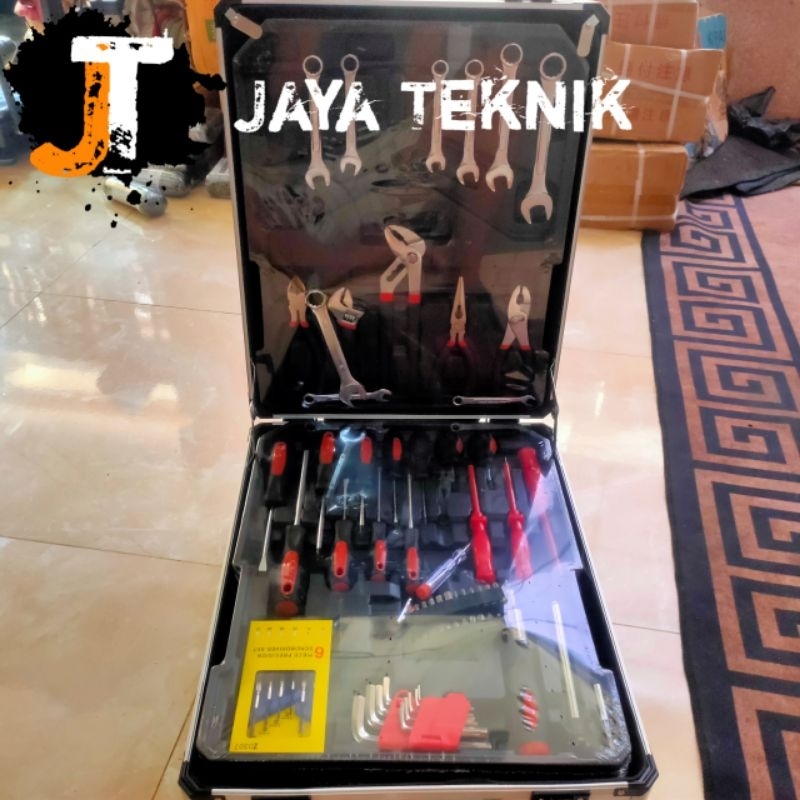 Jual Tool Box Kit Set Merek ISKU Kunci Set 187 Pcs Socket Wrench Set ...