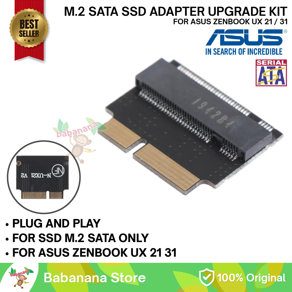 Jual SSD Adapter M.2 Sata For Asus Zenbook UX31 UX21 Converter SSD NGFF ...