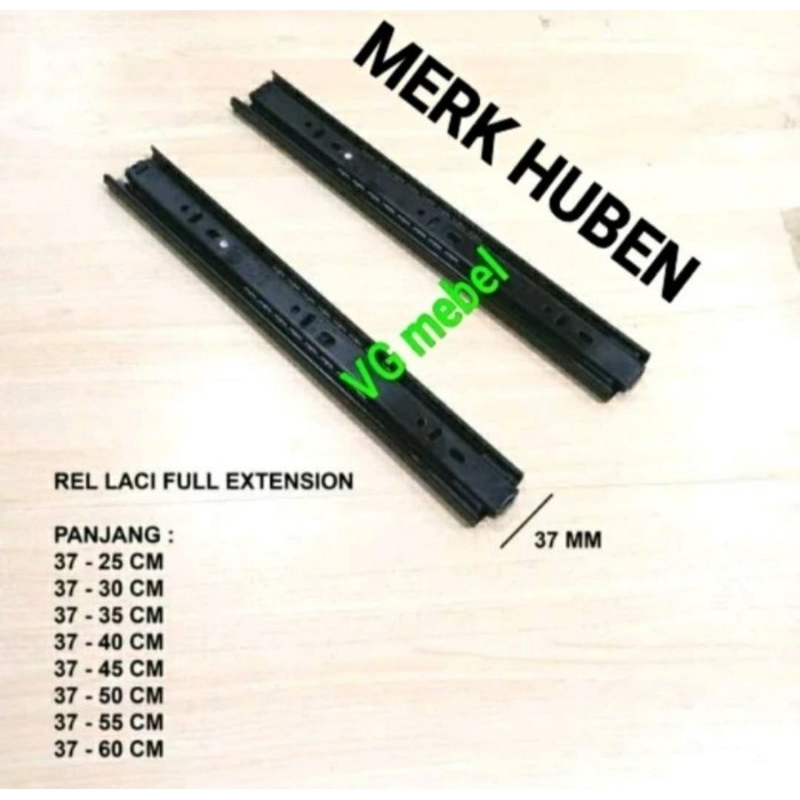 Jual Rel Laci Dobel Tarik FE 37 - 35 cm Merk HUBEN - Rel Double Track ...