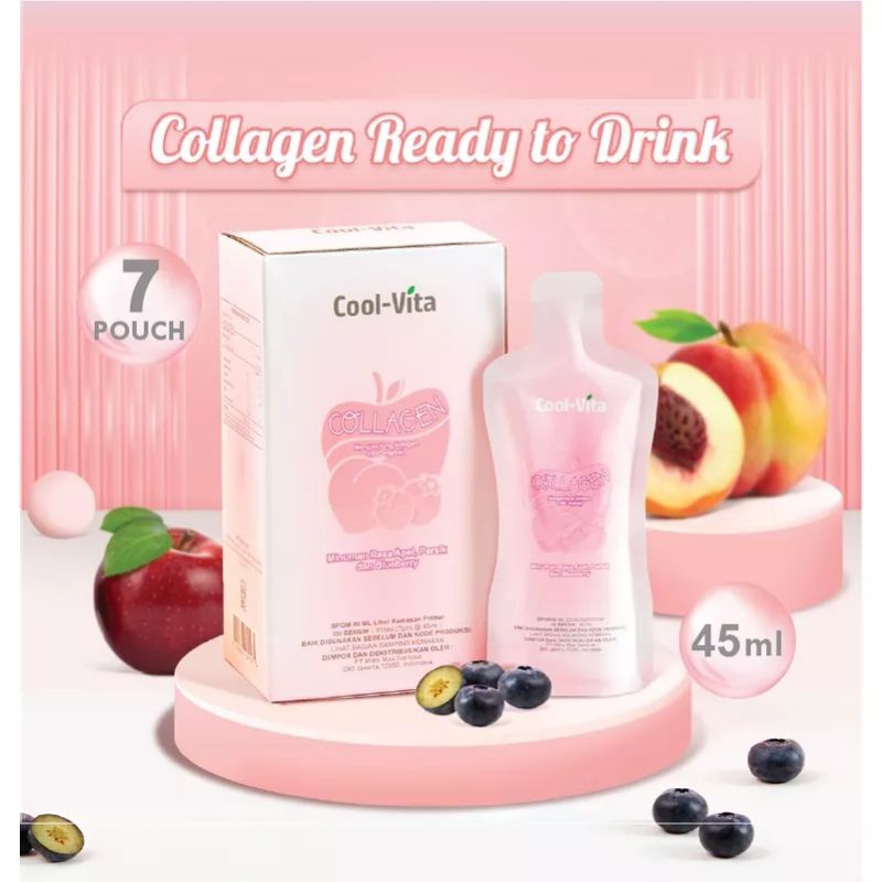 Jual Coolvita Collagen Ready To Drink 3000mg Rasa Buah Segar Apel ...
