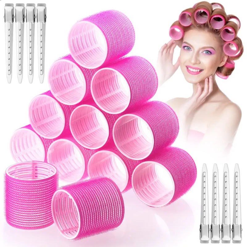 Jual 6PCS!! ROLL RAMBUT TEMPEL / ROLL HAIR CURLER | Shopee Indonesia