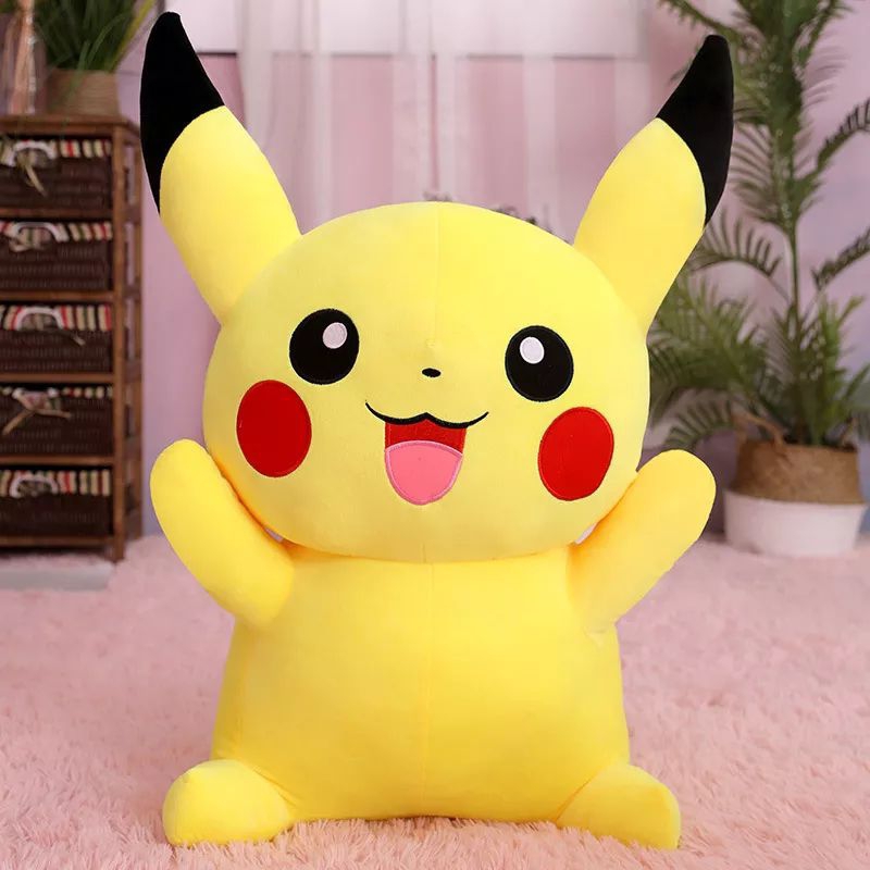 Jual Boneka Pokemon Series Pikachu Kuning Size M | Shopee Indonesia