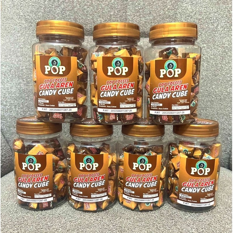 Jual POP CANDYCUBE GULA AREN ISI 60 PCS | Shopee Indonesia