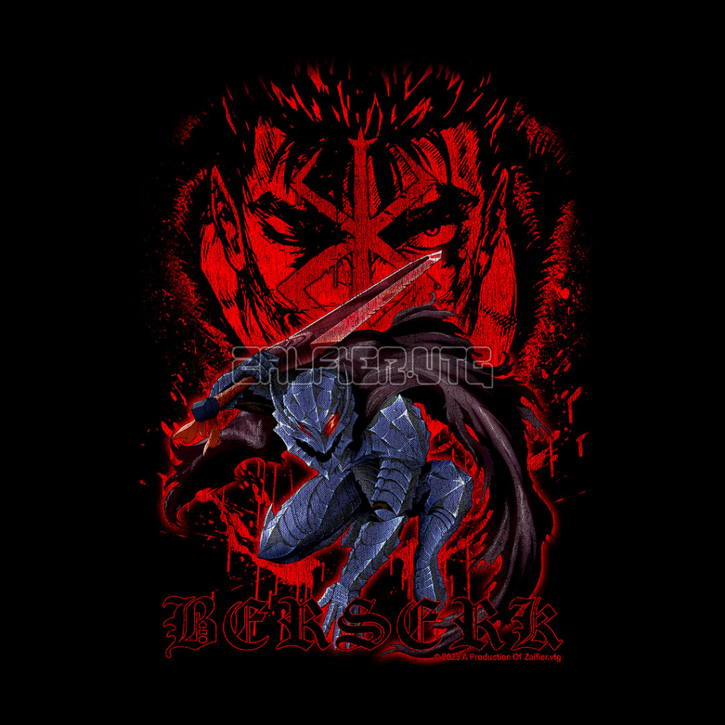 Jual Berserk Guts Metal Kaos Anime Oversize | Shopee Indonesia