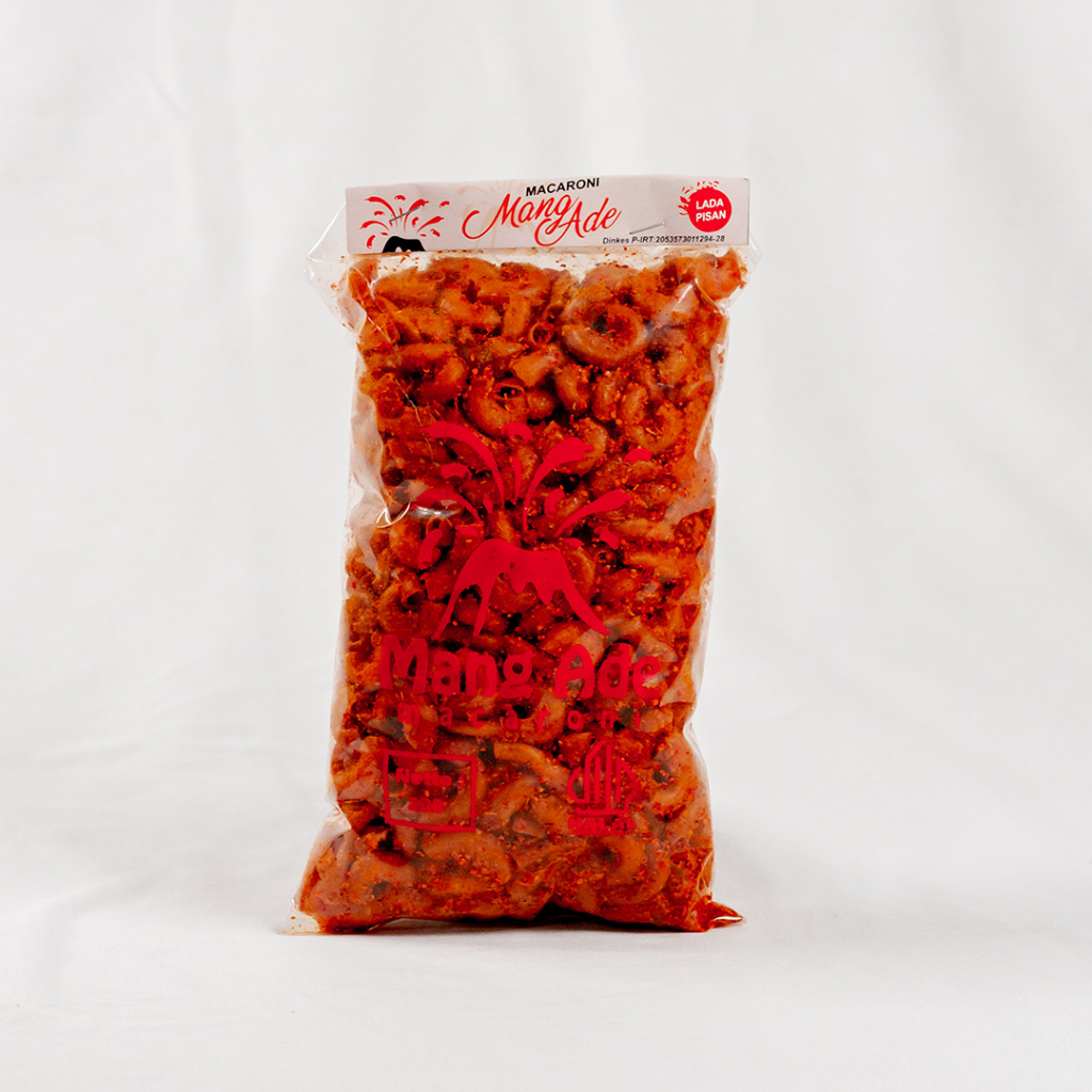 Jual Makaroni Pedas MangAde 200gr Snack Camilan Pedas Gurih Nikmat dan ...