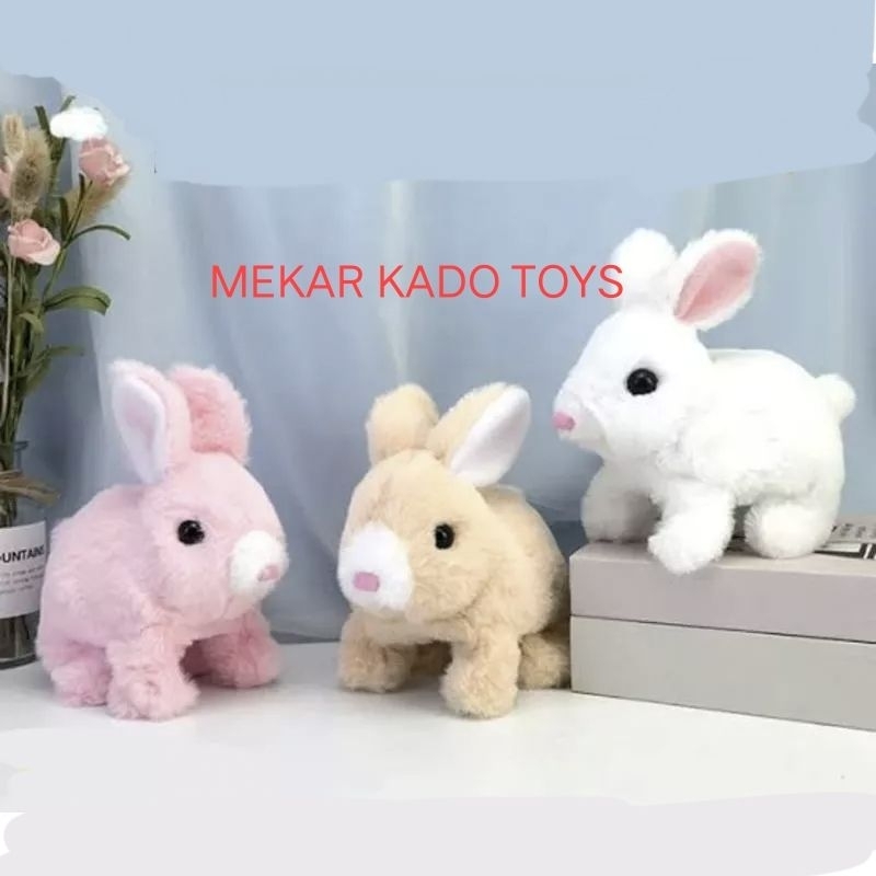 Jual Mainan Kelinci Lucu Bisa Melompat & Bersuara/Hidung/Telinga ...