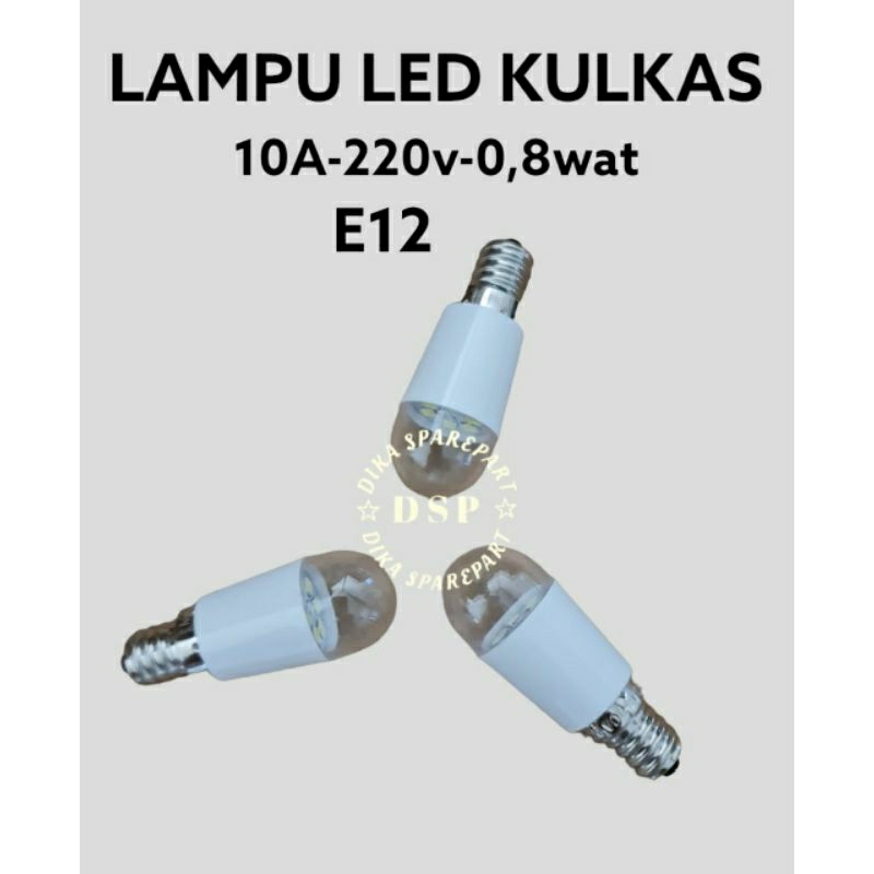 Jual LAMPU LED KULKAS E12 220V 0,8w | Shopee Indonesia